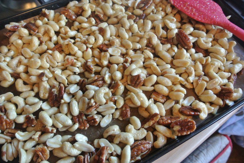 Day 6 – Honey Roast Nuts | Baking, Recipes and Tutorials - The Pink Whisk
