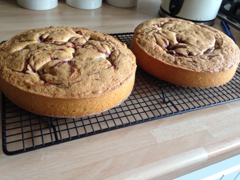 Raspberry Ripple Cake | Baking, Recipes and Tutorials - The Pink Whisk